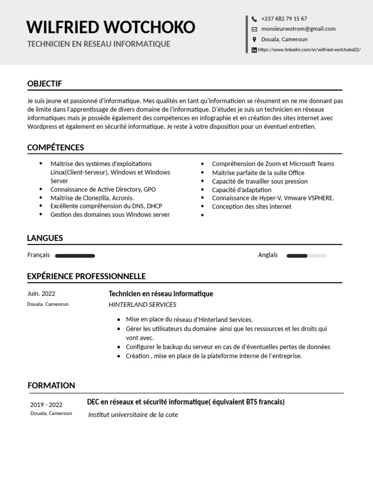 124-modele-cv-canadien | PDF