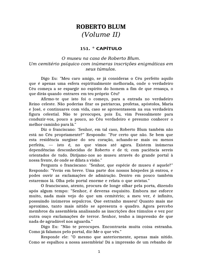 Roberto Blum II | PDF