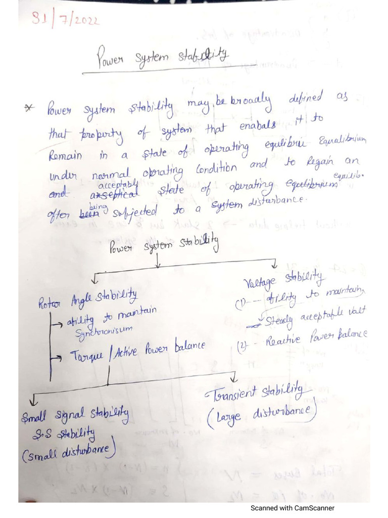 Power System - Stability | PDF