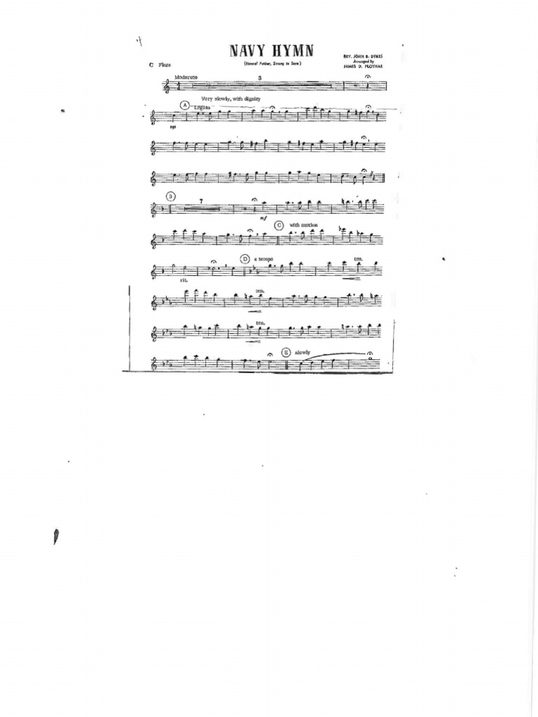 Navy Hymn | PDF