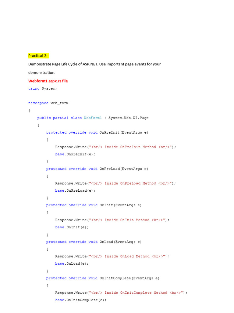 Web All Practicals | PDF