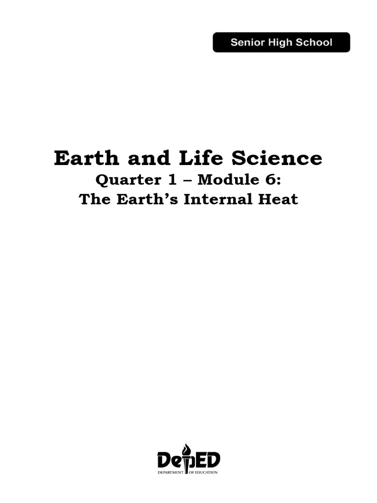 Earth and Life Science Module 6 | PDF