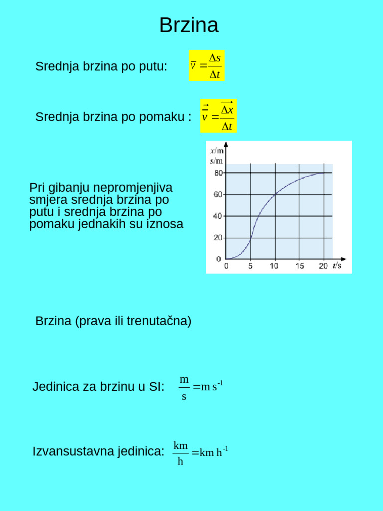 02 Brzina | PDF