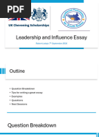 Networking Essay For Chevening Scholarship | PDF | Leadership | Essays