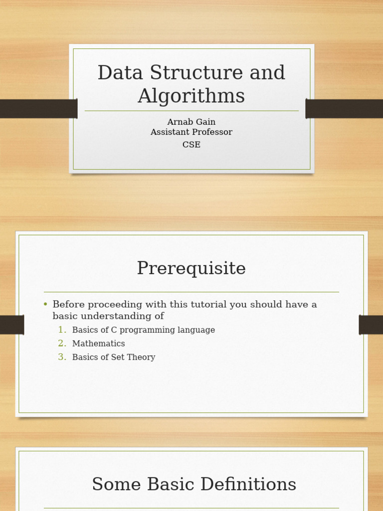 Linear and Non-Linear Data Structure and ADT | PDF