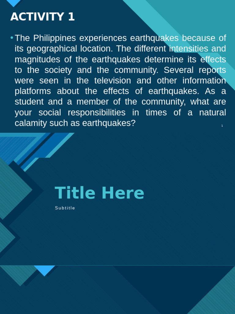 Activity 1 in g10 | PDF