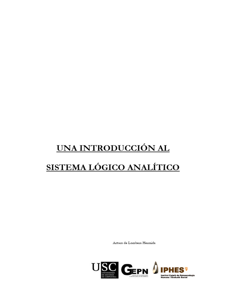Lombera Introduccion Sistema Logico Analitico | PDF