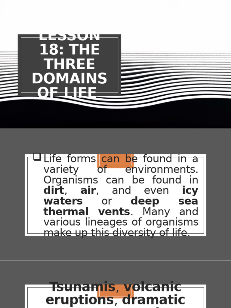 The Three Domains of Life | PDF