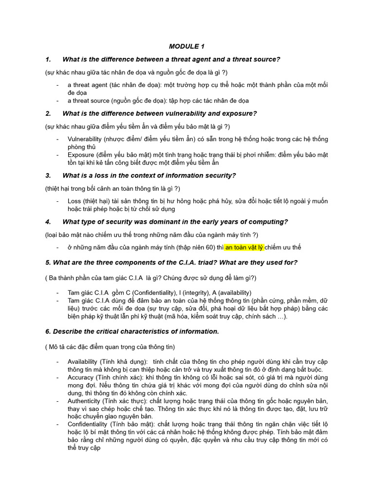 Module 1 - Nhóm 11 | PDF