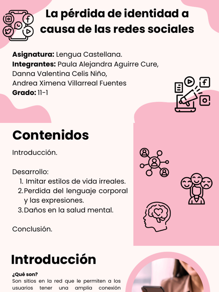 Pérdida de identidad en redes sociales | PDF | Depresión (estado de ...