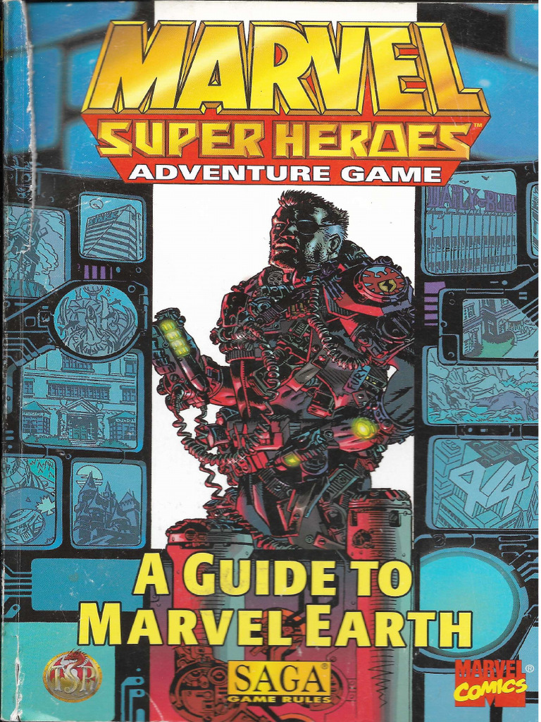 Marvel Super Heroes - A Guide To Marvel Earth Book | PDF