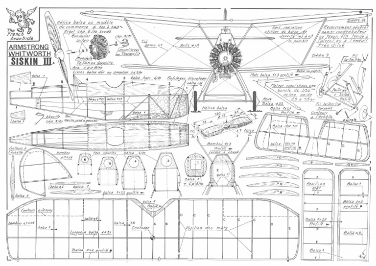 Armstrong Whitworth Siskin III A p2 Emmanuel Fillon 1990 Peanut Scale | PDF