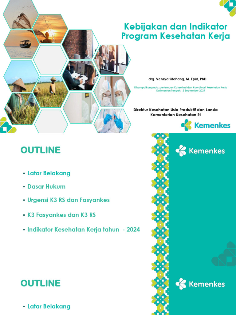 V1 - Kebijakan K3RS Dan K3 Fasyankes Kalteng | PDF