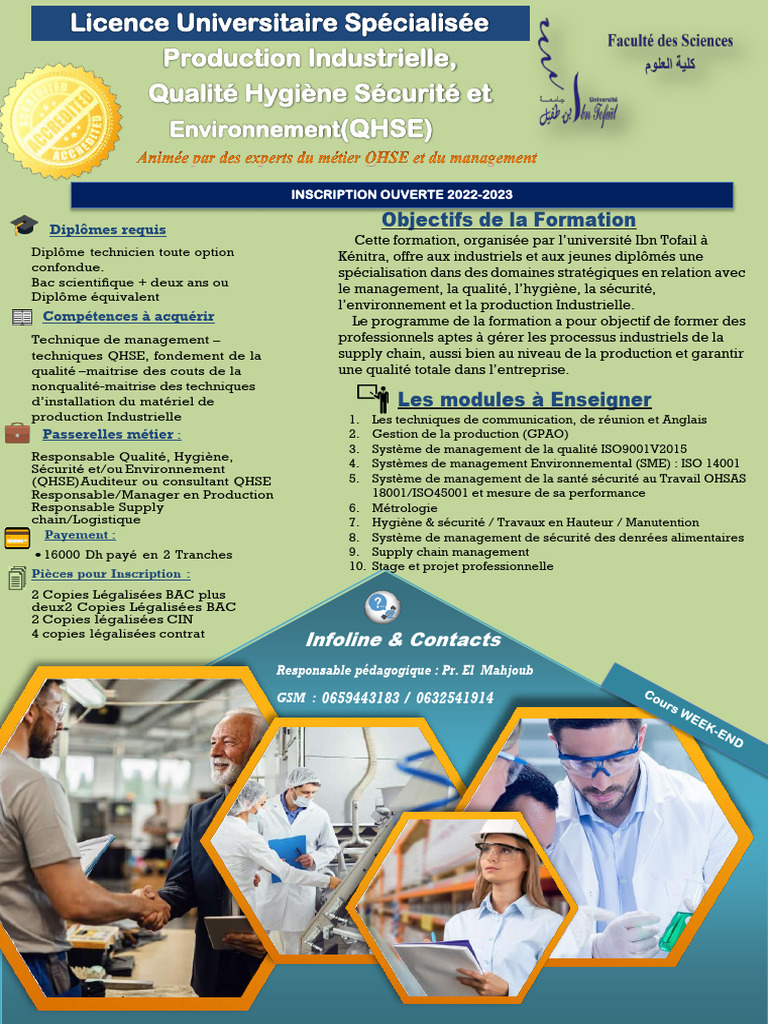 Lus Production Industrielle Et Qhse | PDF