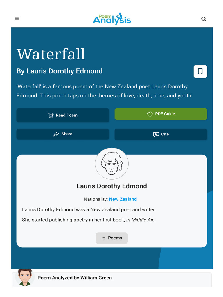 Waterfall_poem_analysis_ | PDF