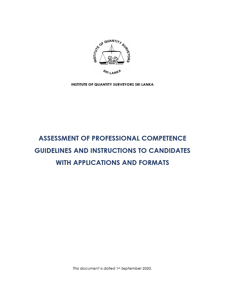 IQSSL APC Guide Doc September 2020 | PDF