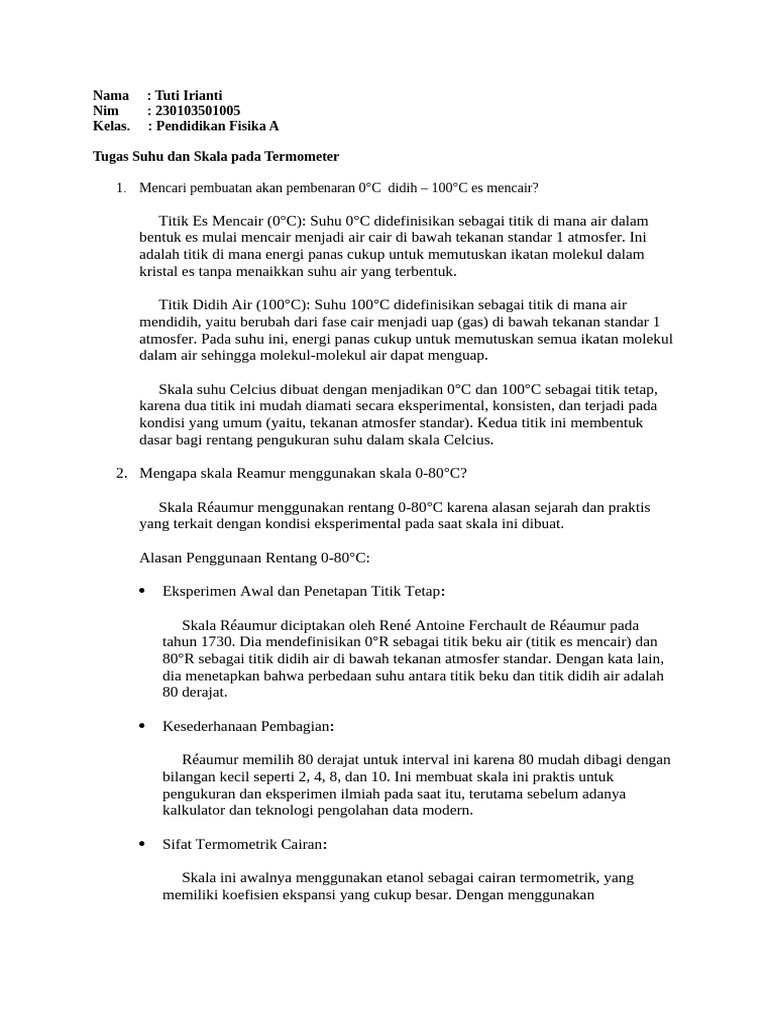 Tugas 1 Termodinamika Salinan | PDF