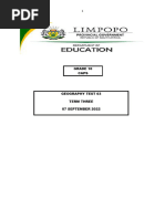 Geography Grade 10 Paper 2 (Final Examination 2022) | PDF | Water ...