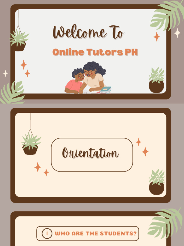 Online Tutor PH Teacher Orientation 2 | PDF