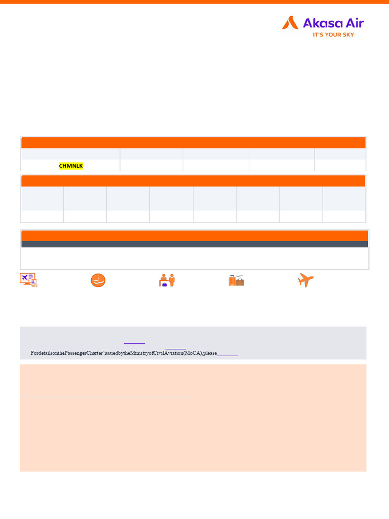 Akasa Ticket Copy Bom Auh | PDF