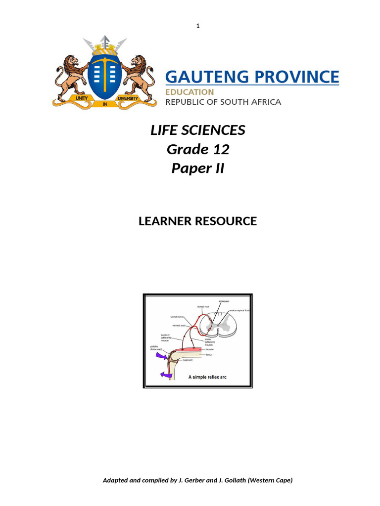 Gr.12 Learner - Resource Paper II | PDF | Reproduction | Anatomy