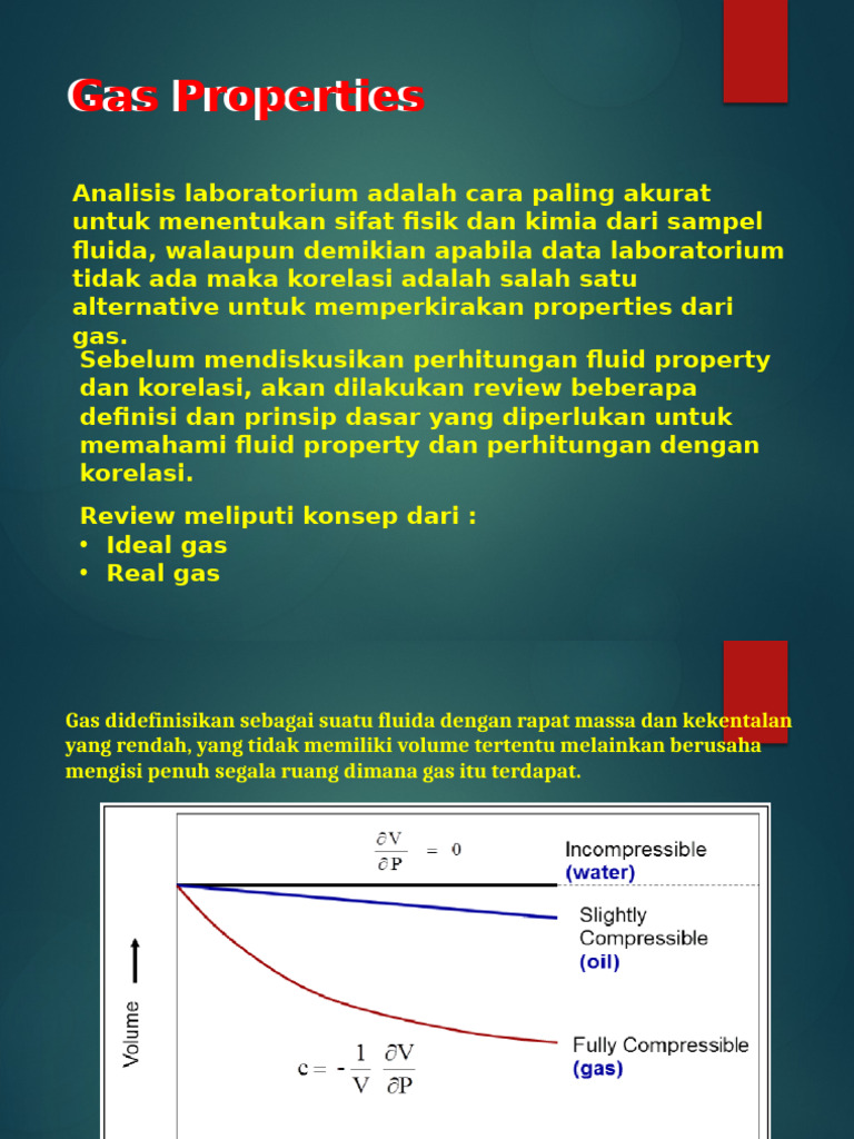 A. Gas Properties-Gas Ideal | PDF
