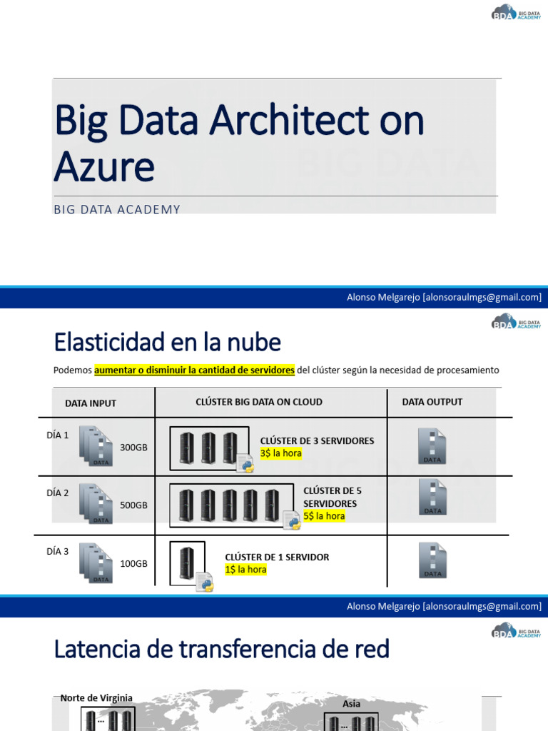 (Bda) Big Data Architect On Azure | PDF | Distributed Computing | Computers