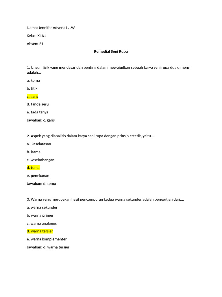 Jennifer Advena 21 Senbud | PDF