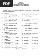 Unang at Huling Tunog ng Salita | PDF | Language Arts & Discipline