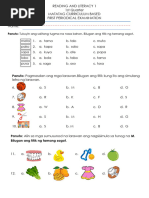 Grade 1 Q2 Math Week 2 | PDF | Length
