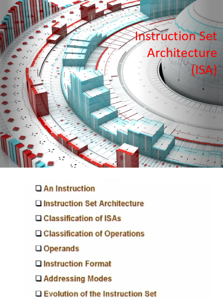 Instruction Set Architecture (ISA) | PDF