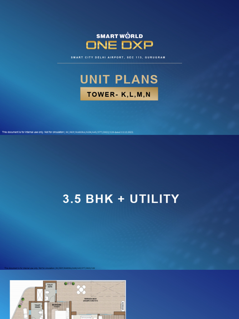 One DXP Floorplans - Tower K, L, M, N | PDF