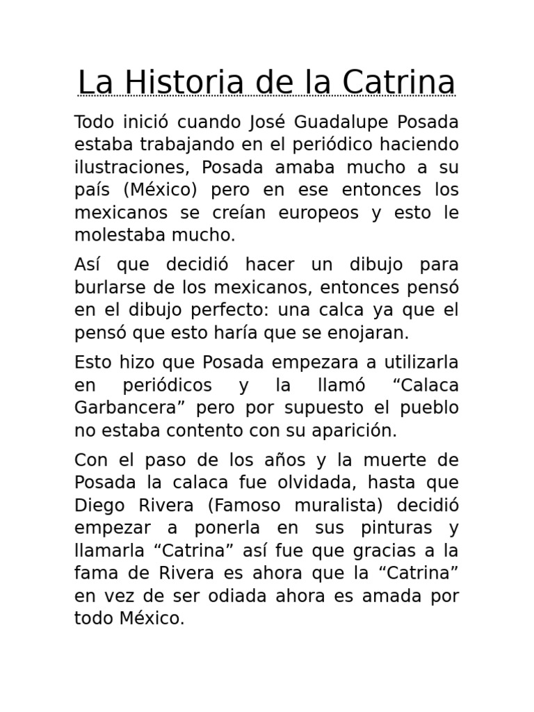 La Catrina | PDF