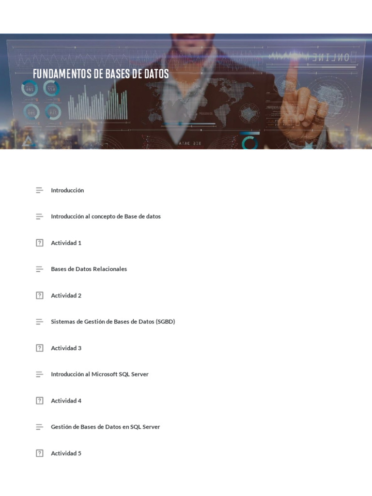 Fundamentos-De-Bases-De-Datos SQL | PDF