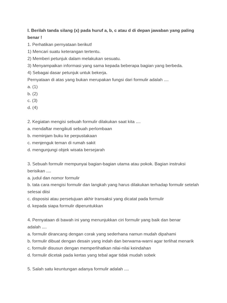 Bhs Indo Tema 5 | PDF