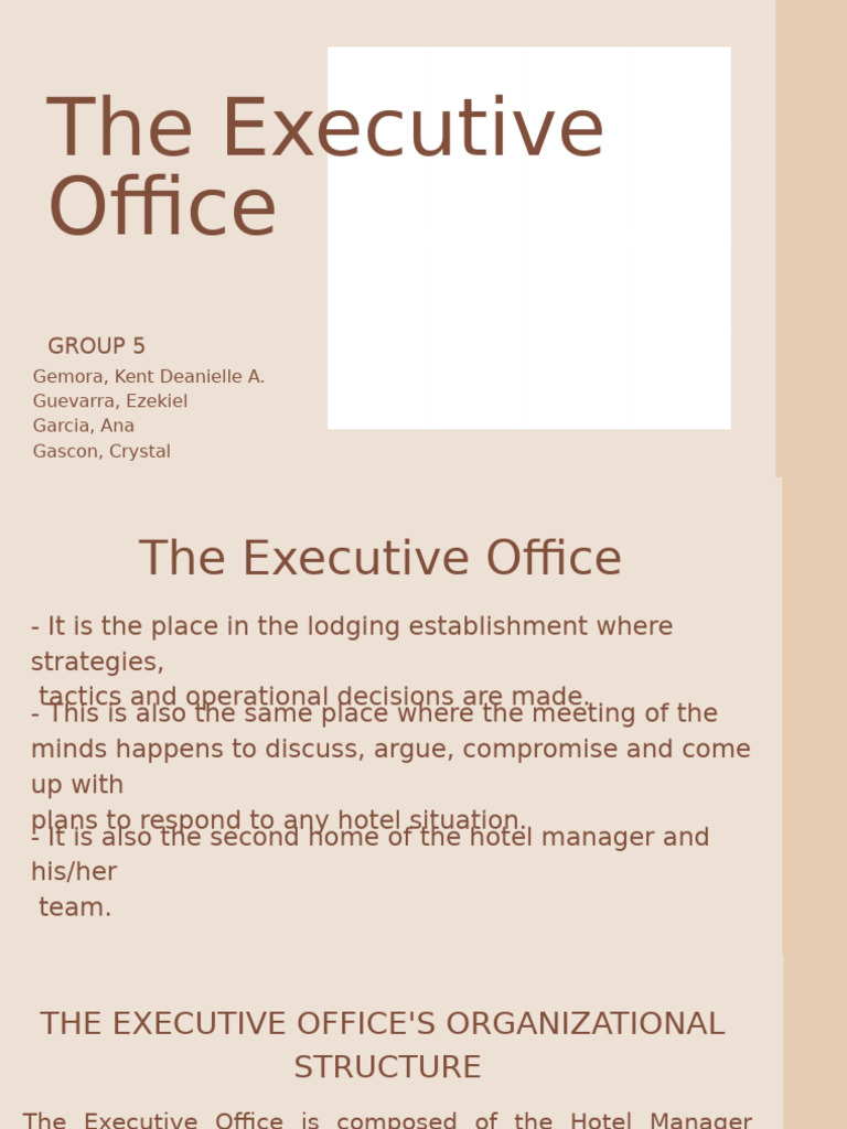 The Executive Office 2 | PDF