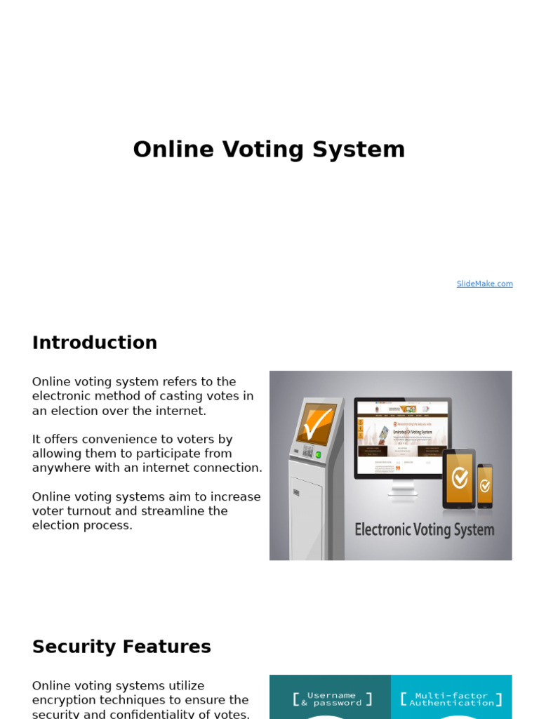 Online Voting System | PDF Online Voting System | PDF