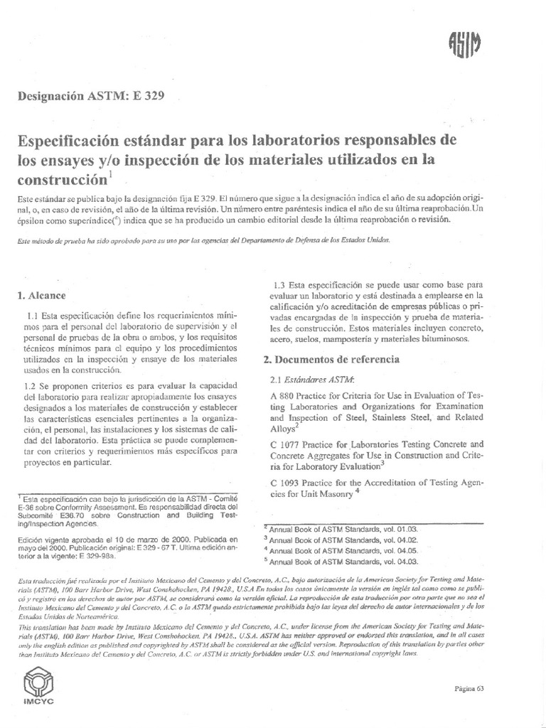 Astm E329 | PDF