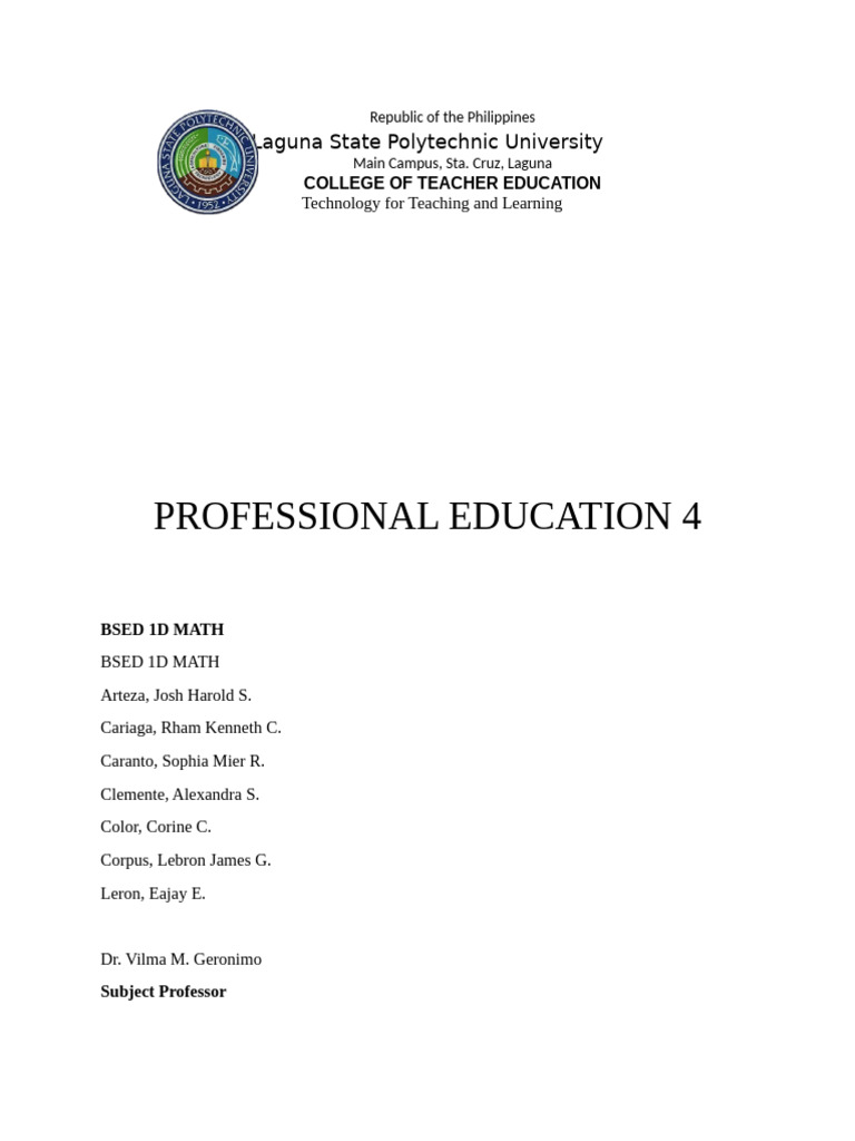 Profed 4 TTL - Experience | PDF