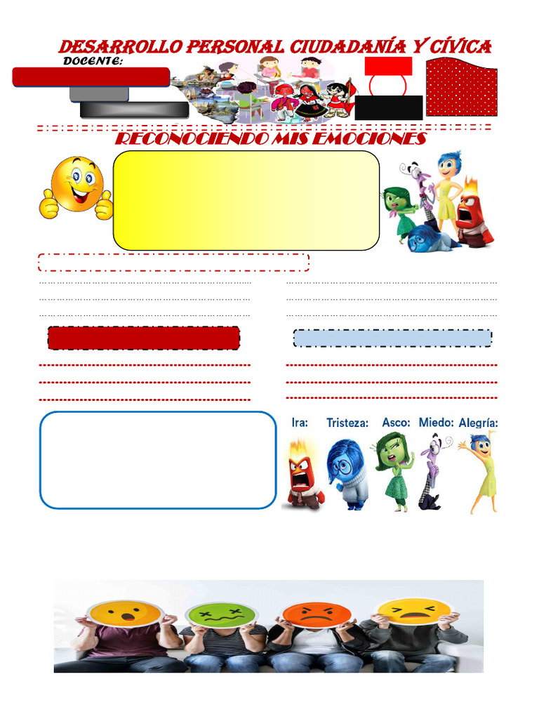 2° DPCC - Semana I - Reconozco Mis Emociones | PDF