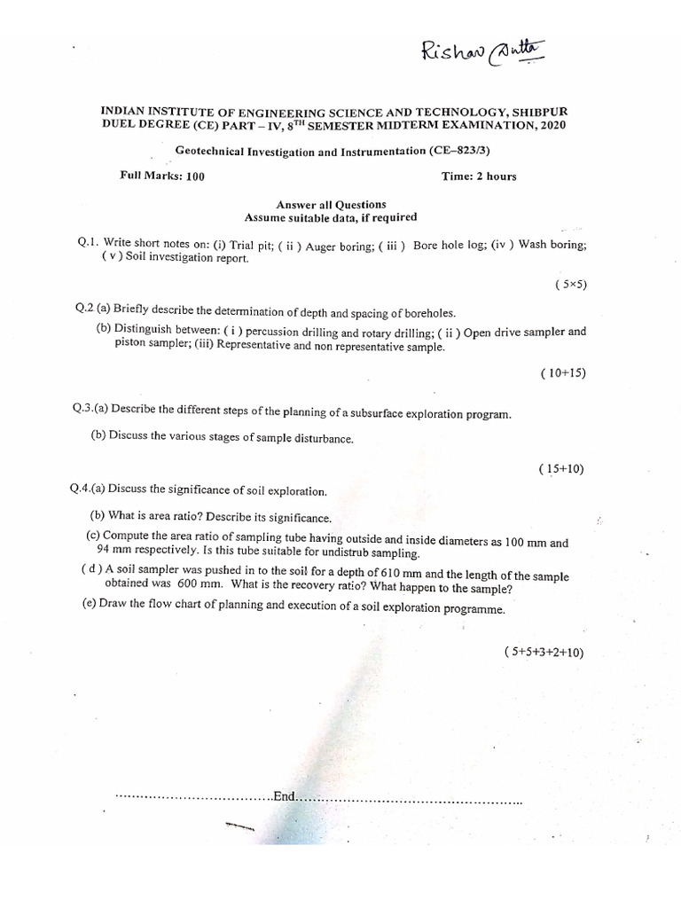 Rishav Dutta - 8th Sem Mid Sem - 2020-Merged | PDF