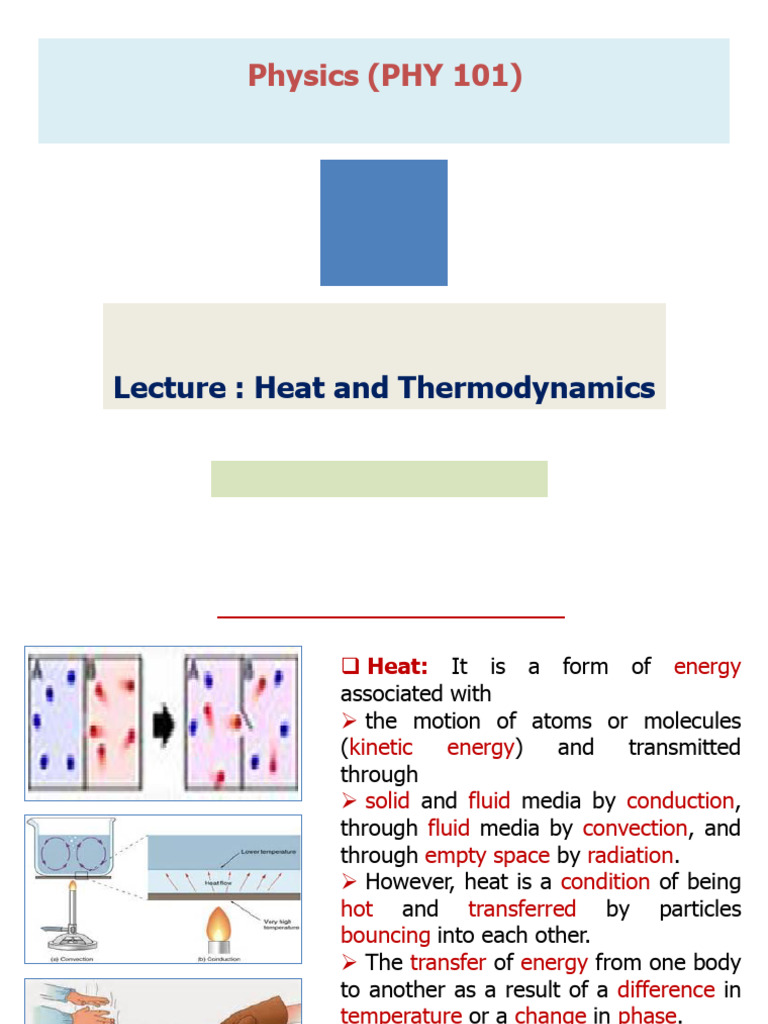 04 Lecture (Heat) - EDU | PDF