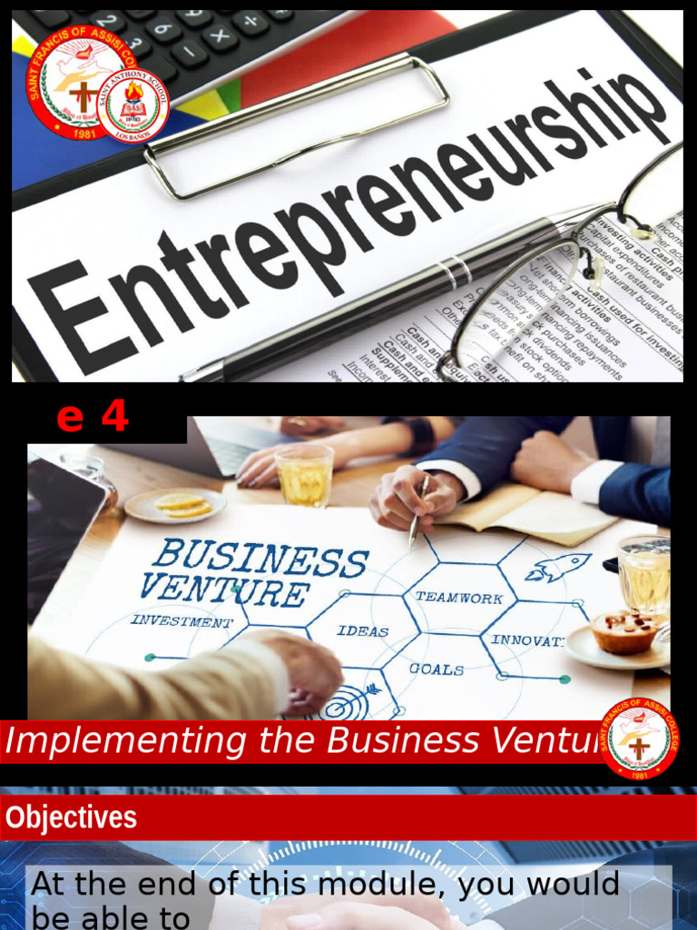 Entrep Mod5 Implementing The Business Venture | PDF