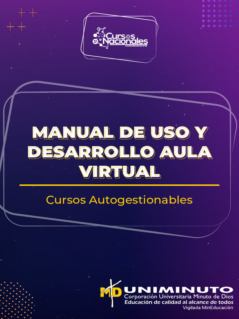 Manual de Uso y Desarrollo Cursos Autogestionables | PDF