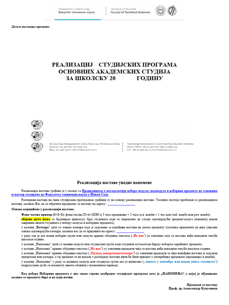 Predlog Realizacije OAS 2024 v1 | PDF