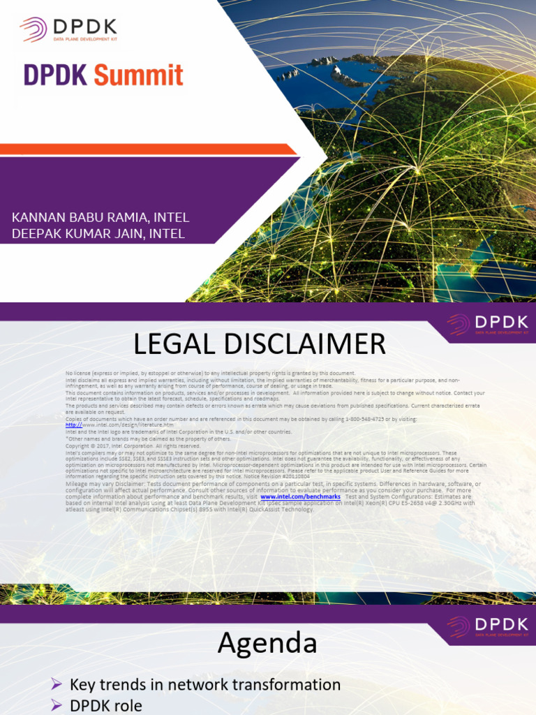 DPDK India2017 RamiaJain ArchitectureRoadmap | PDF
