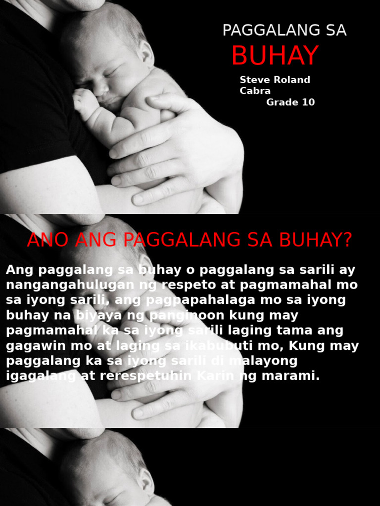 Paggalang Sa Buhay | PDF