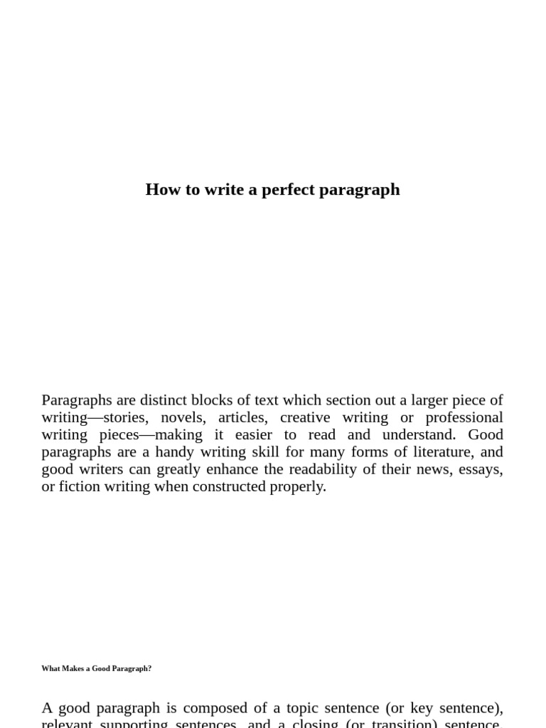 Paragraph | PDF