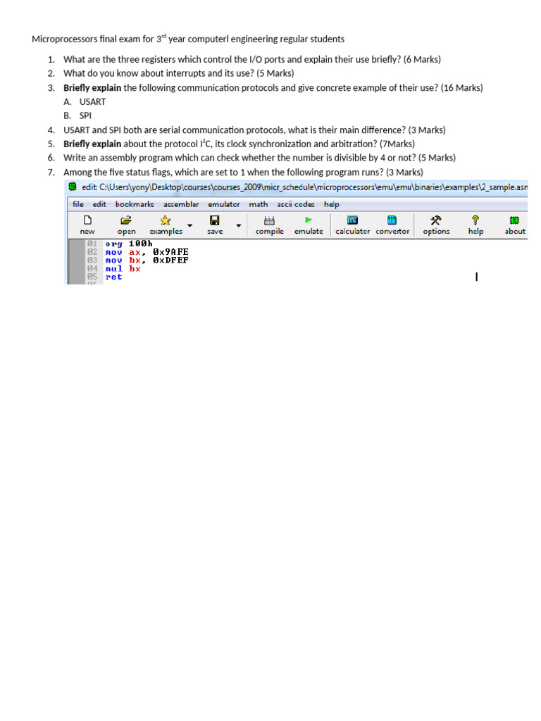 Final Exam Computer | PDF