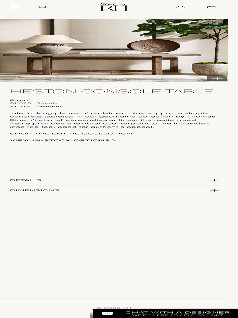 Heston Console Table | PDF